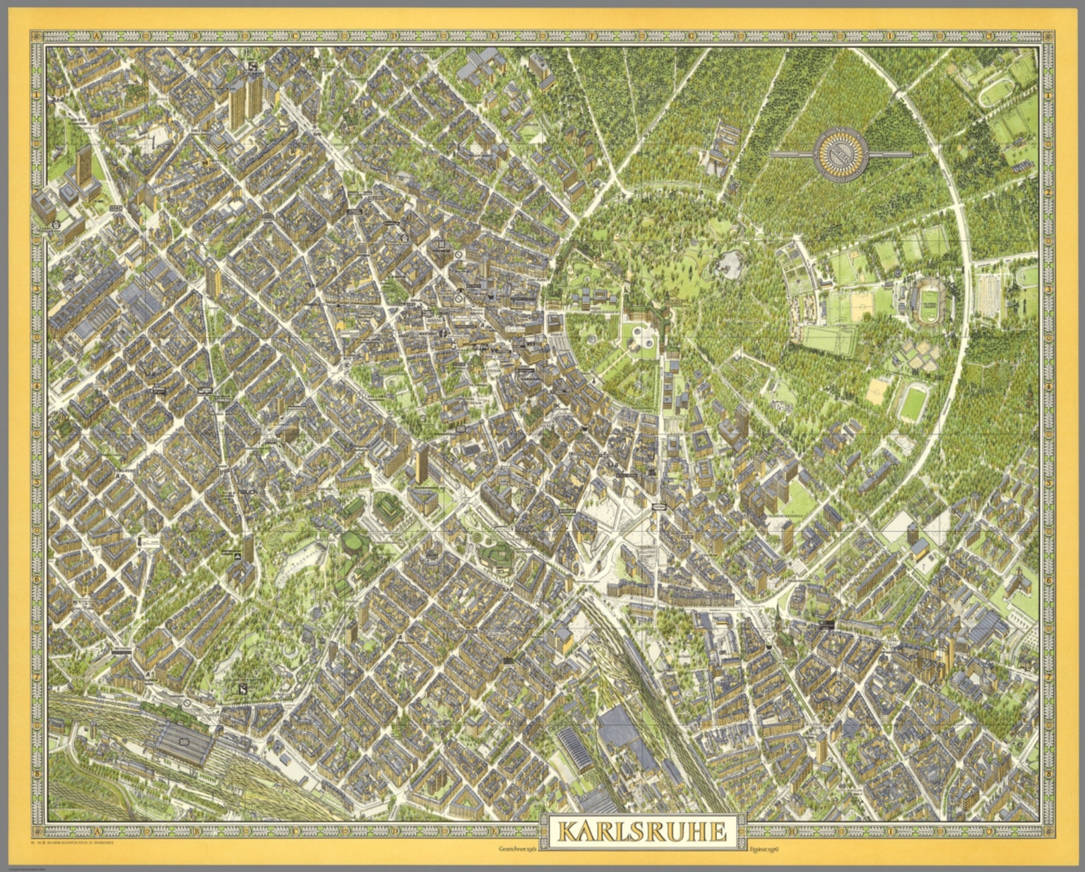 Karlsruhe, Germany. - David Rumsey Historical Map Collection