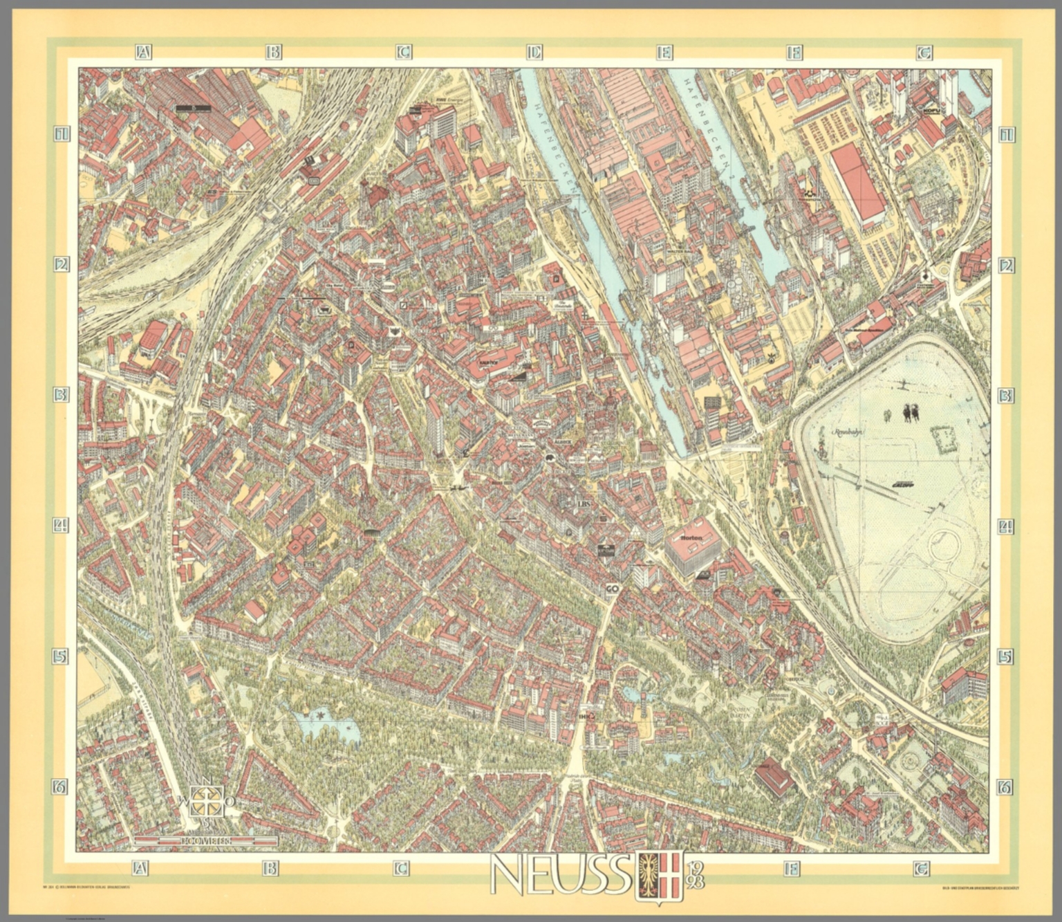 Neuss, Germany. - David Rumsey Historical Map Collection