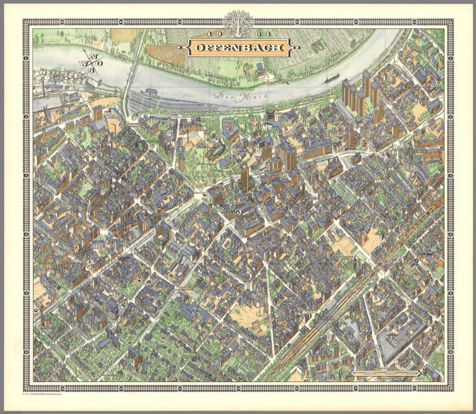 Offenbach, Germany. - David Rumsey Historical Map Collection