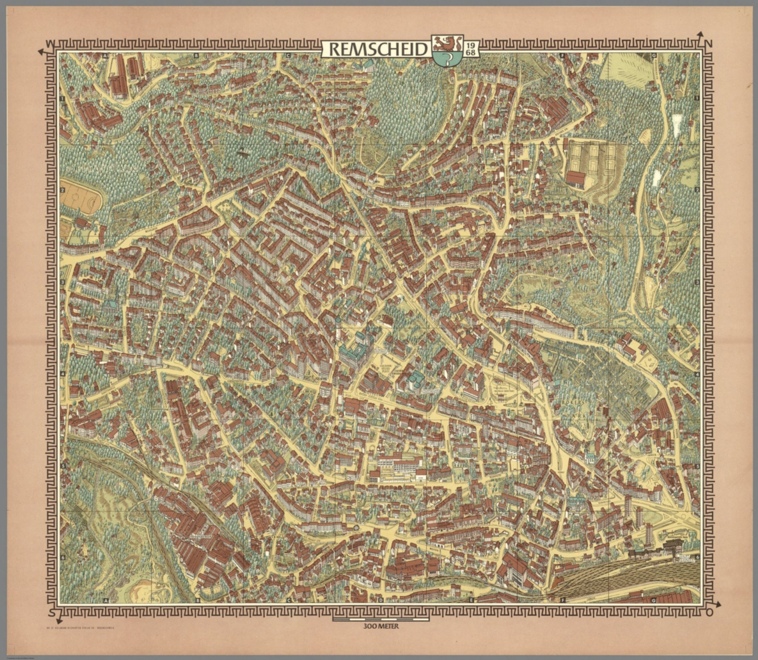 Remscheid, Germany. - David Rumsey Historical Map Collection
