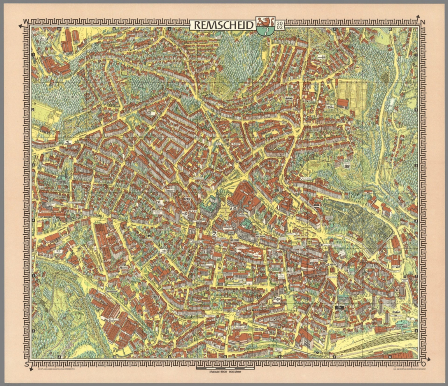 Remscheid, Germany. - David Rumsey Historical Map Collection