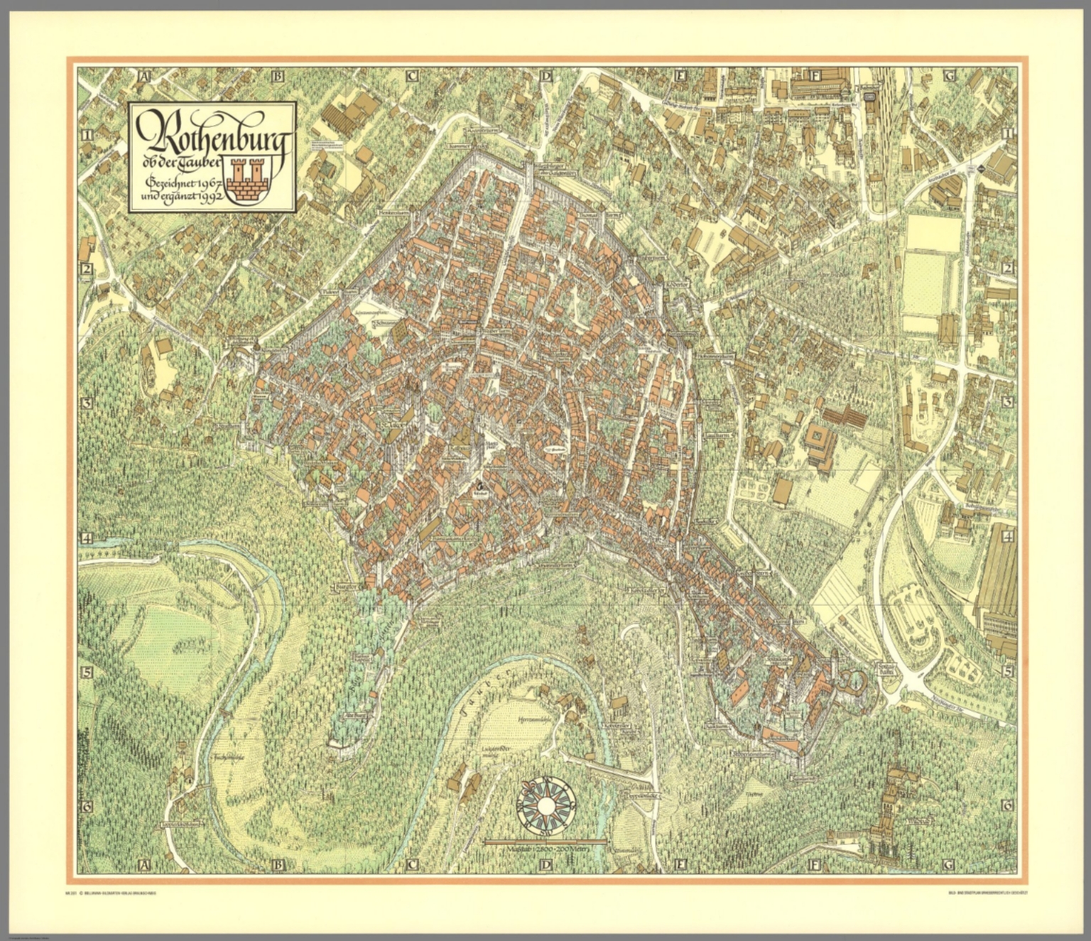 Rotenburg, Germany. - David Rumsey Historical Map Collection