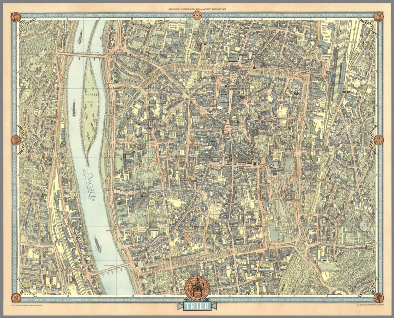 Trier, Germany. - David Rumsey Historical Map Collection