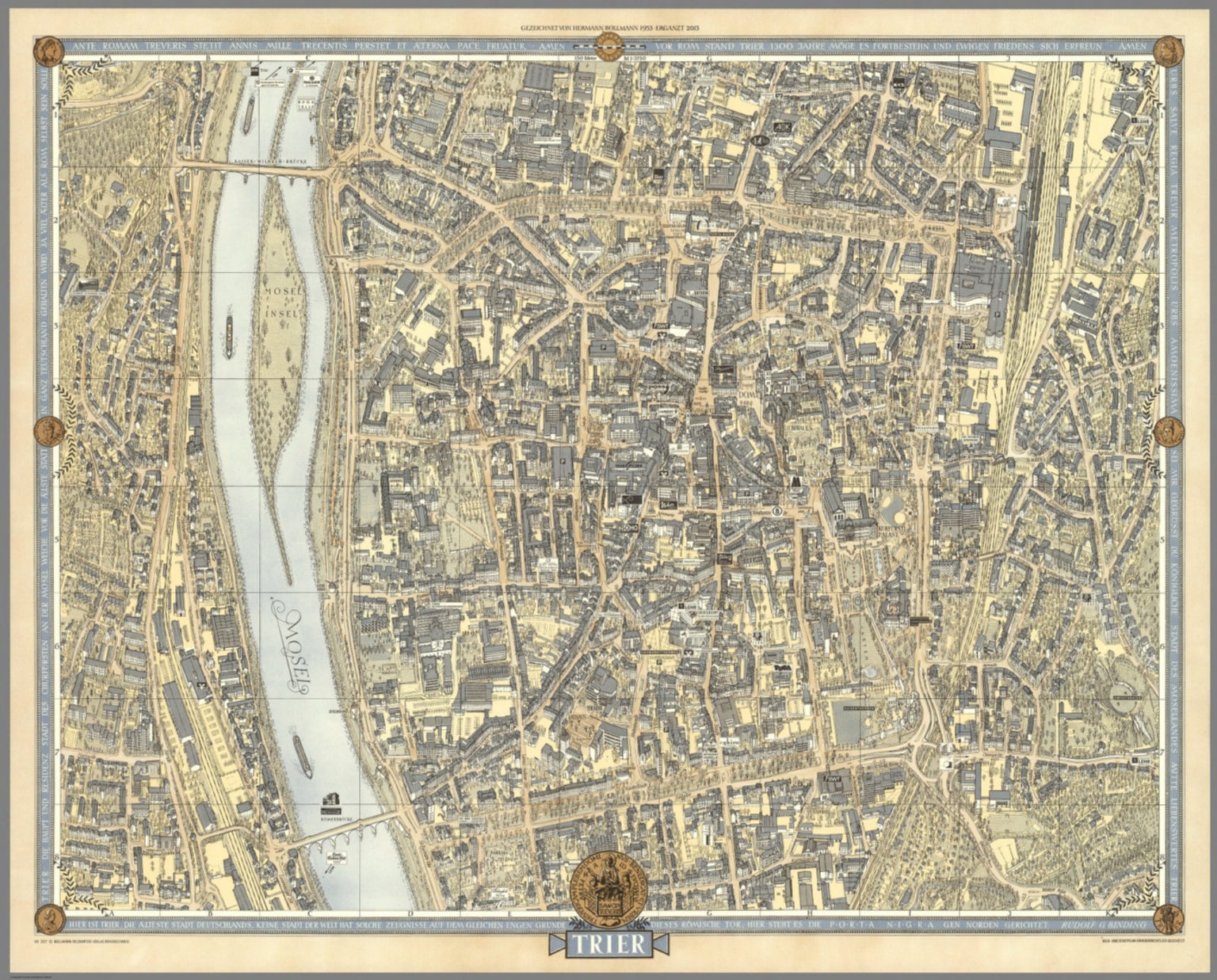 Trier, Germany. - David Rumsey Historical Map Collection