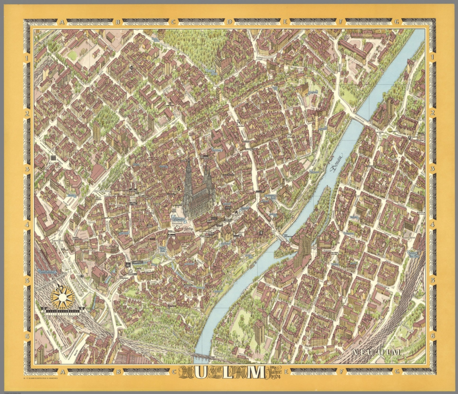 Ulm, Germany. - David Rumsey Historical Map Collection