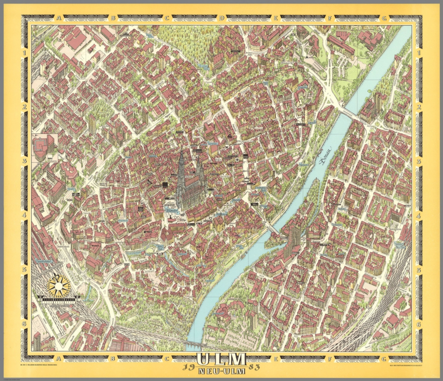 Ulm, Germany. - David Rumsey Historical Map Collection