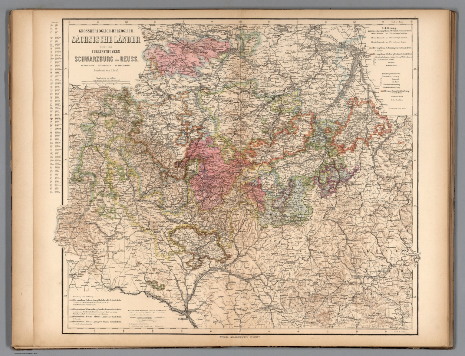 Saxon Countries, Germany. - David Rumsey Historical Map Collection