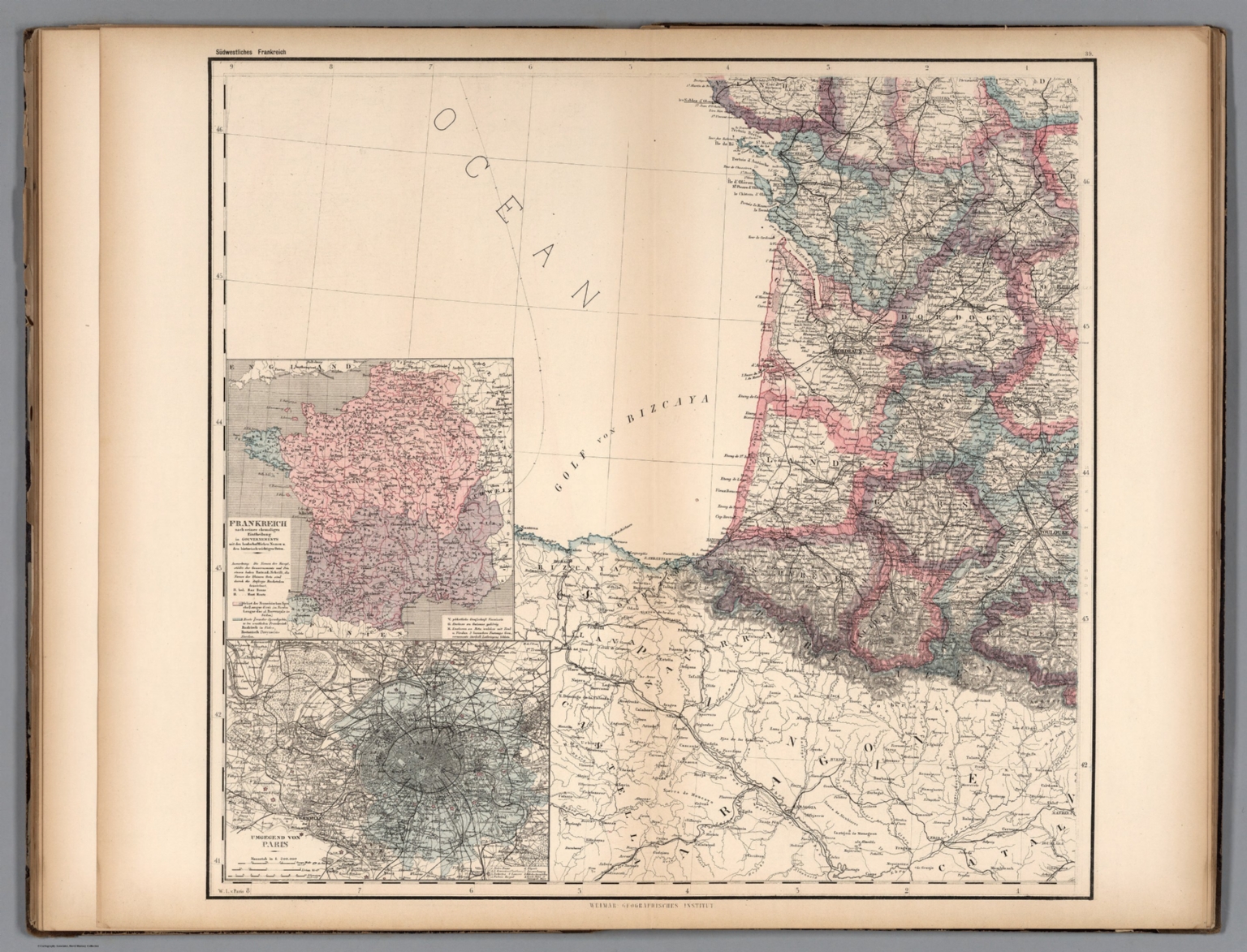 Southwest France. - David Rumsey Historical Map Collection