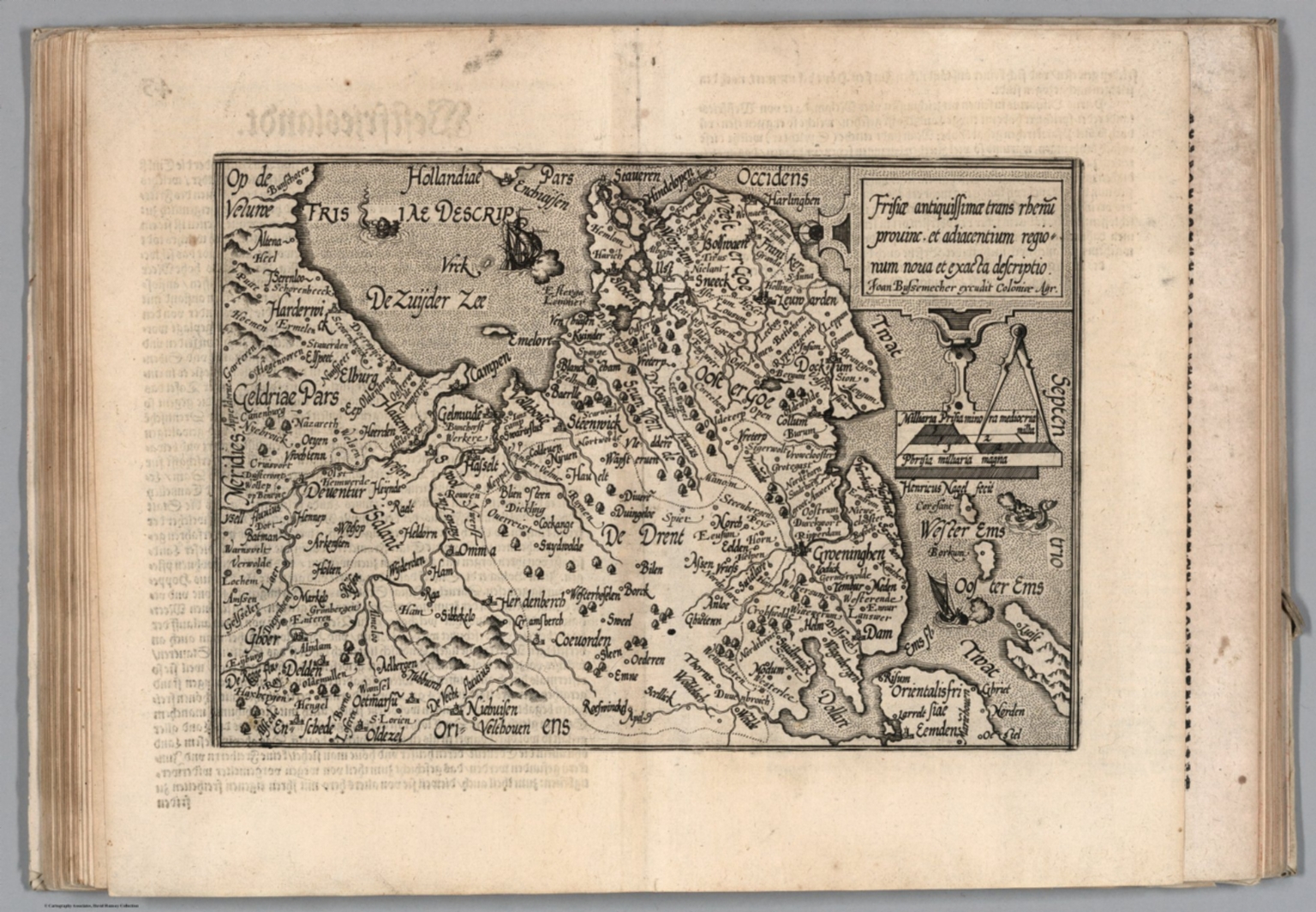 43. Frisia antiquissimae ... descriptio. - David Rumsey Historical Map ...