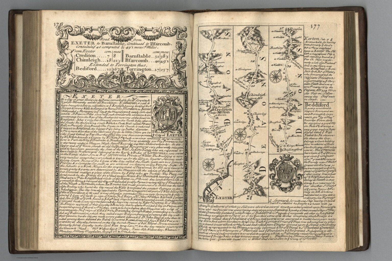 Road from Exeter to Barnstable. - David Rumsey Historical Map Collection
