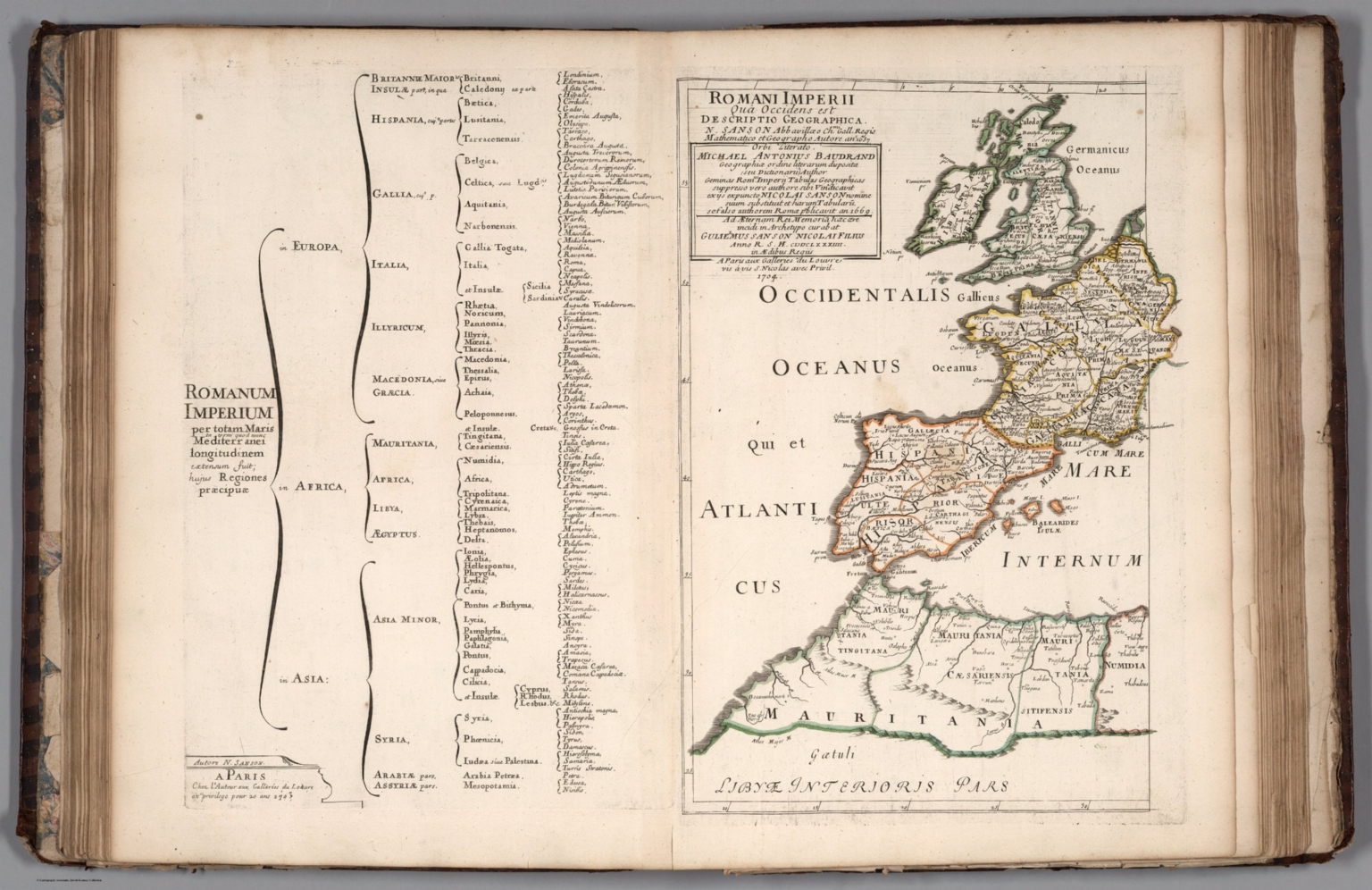 Text: Roman Empire. Map: Western Roman Empire. - David Rumsey ...