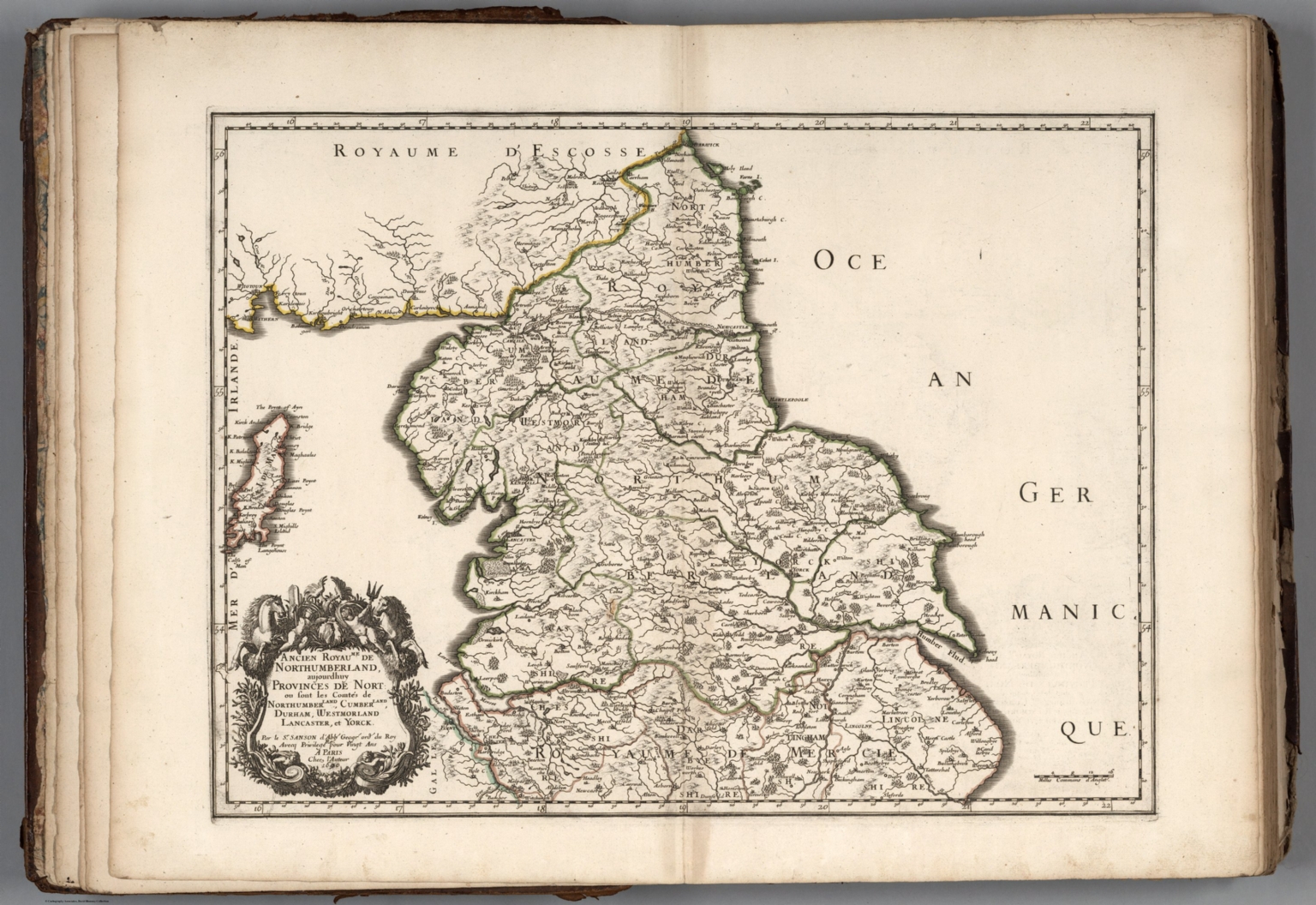 Ancient Kingdom of Northumberland, England. - David Rumsey Historical ...