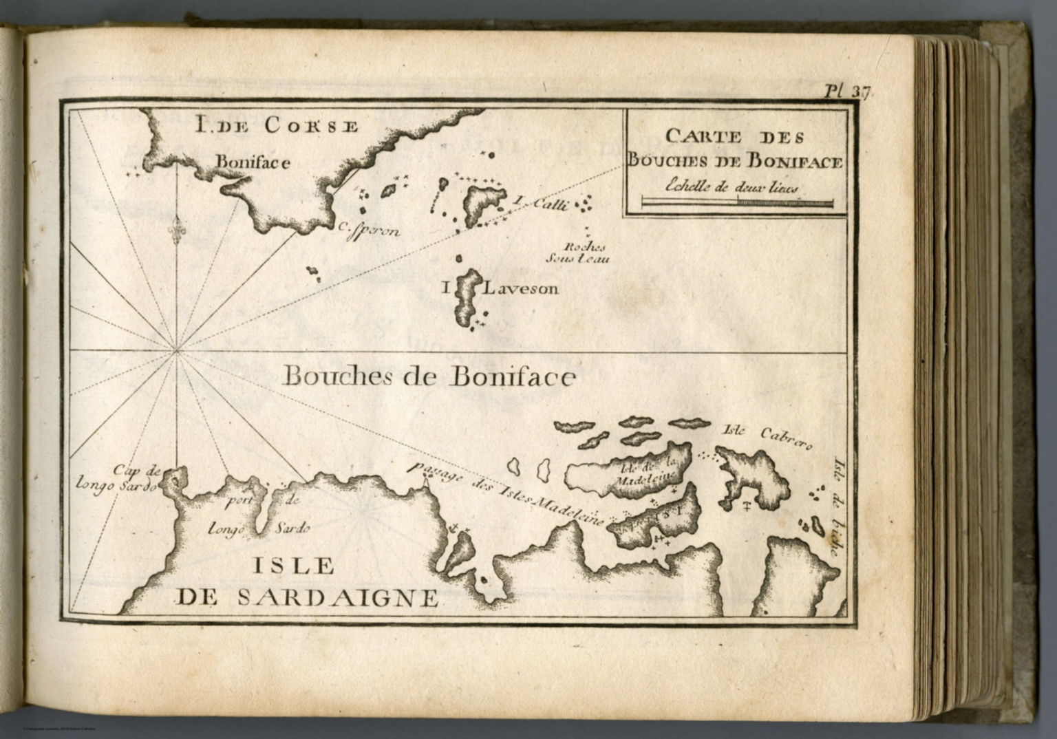 Pl. 37. Strait of Bonifacio, Corsica, France and Sardinia, Italy ...