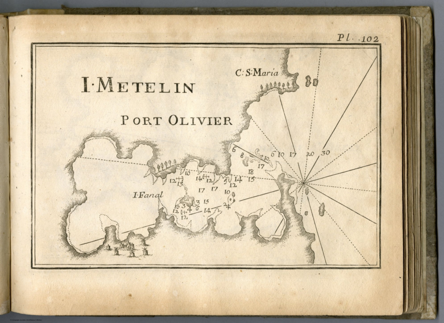 Pl. 102. Kolpos Geras Bay, Isle of Lesbos or Metelin, Greece. - David ...