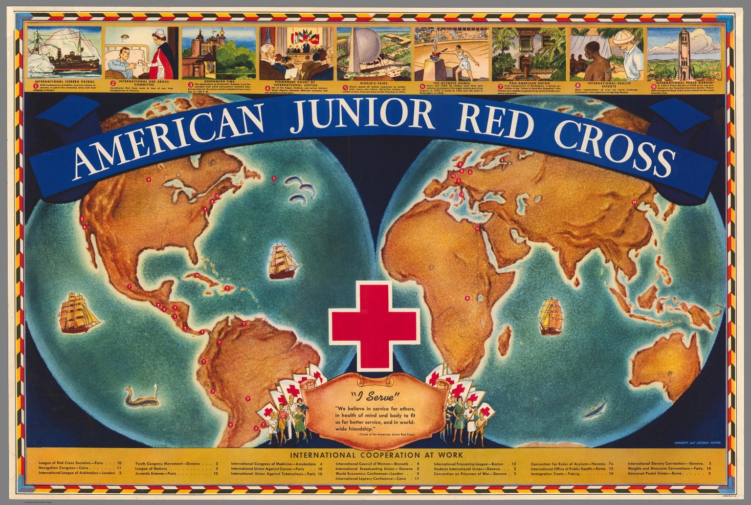 American Junior Red Cross. - David Rumsey Historical Map Collection