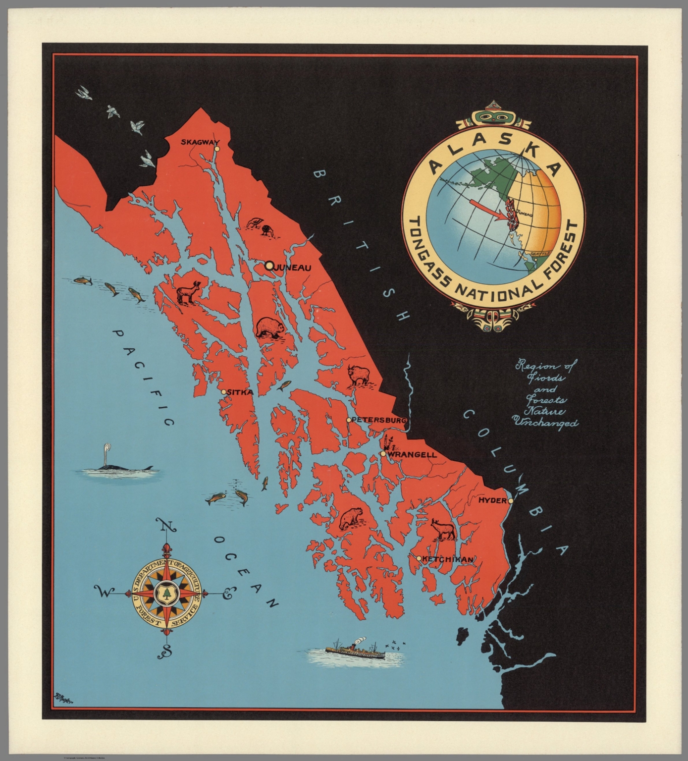 Alaska : Tongass National Forest. F.I. Shafer - David Rumsey Historical ...