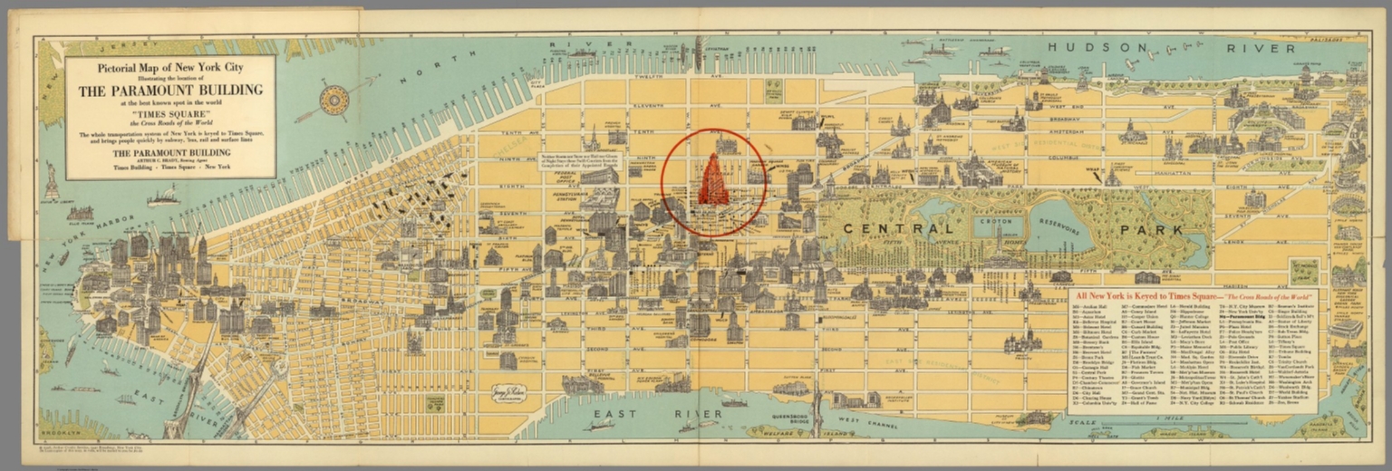 One Times Square Map