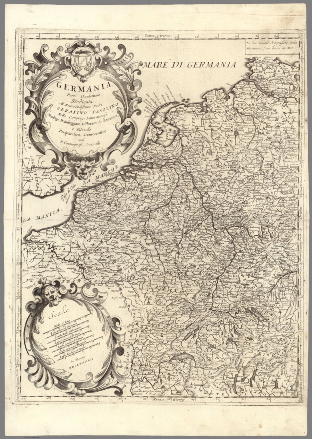 Germania Parte Occidentale - David Rumsey Historical Map Collection