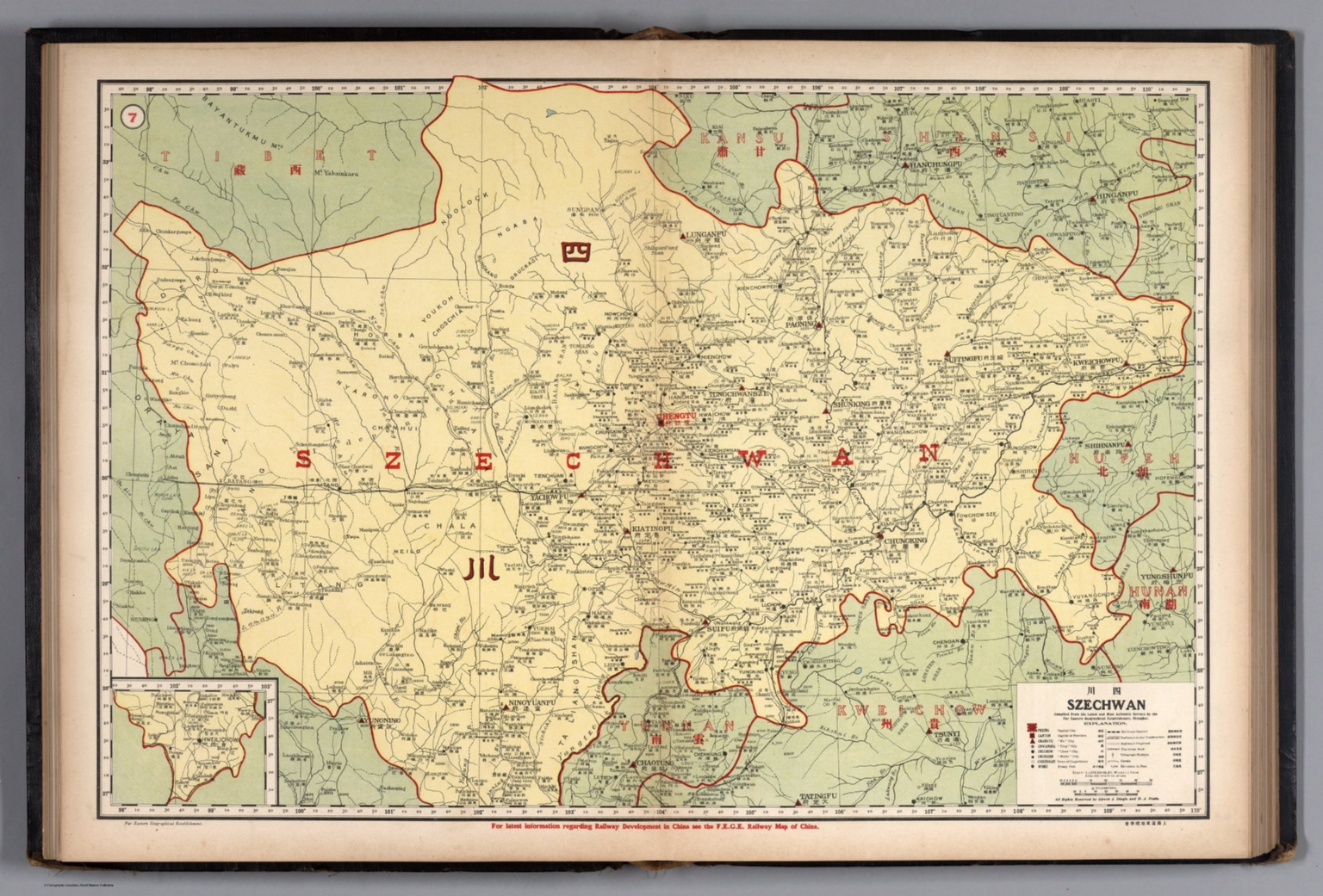7. Szechwan, China. - David Rumsey Historical Map Collection