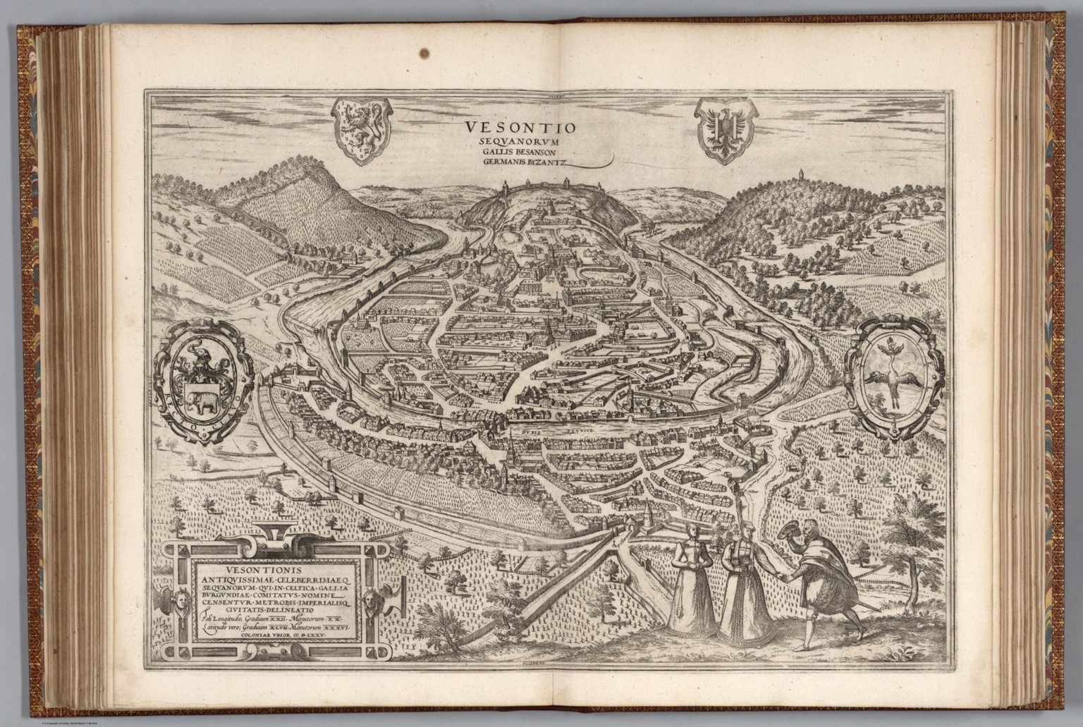 Vol II (16) Vesontio (Besancon). - David Rumsey Historical Map Collection