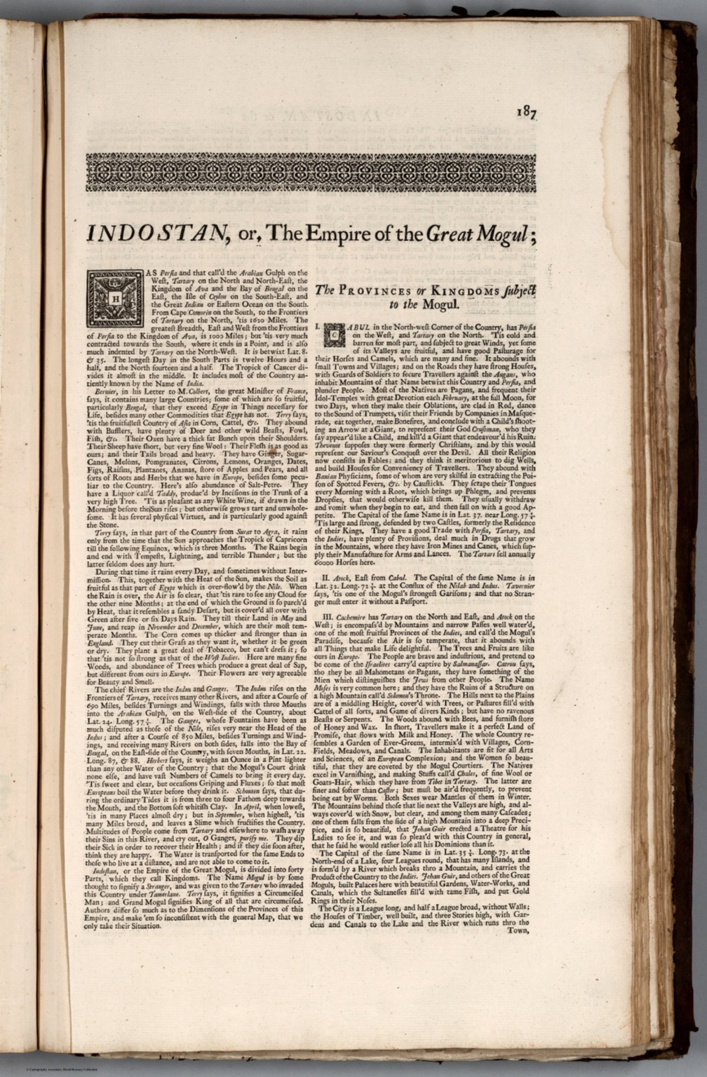 Text: Indostan or the Empire of the Great Mogul. - David Rumsey ...
