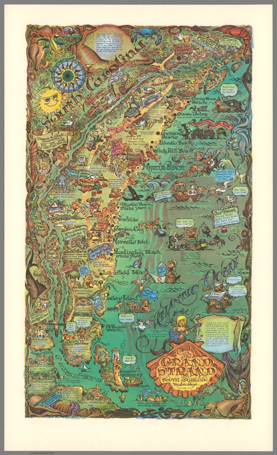 The Grand strand : South Carolina. By Jak Smyrl - David Rumsey ...