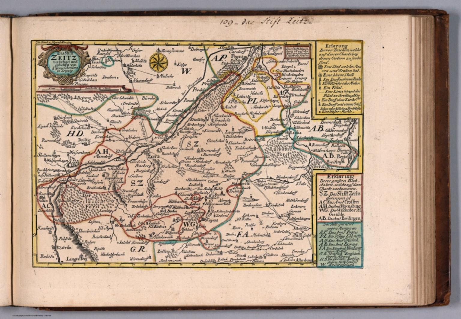 Vol 2:109- Das Stifft Zeitz - David Rumsey Historical Map Collection