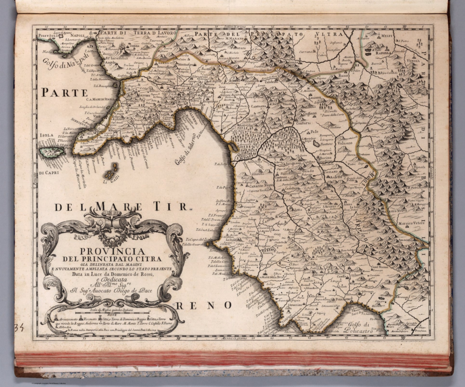 Provincia del Principato Citra - David Rumsey Historical Map Collection
