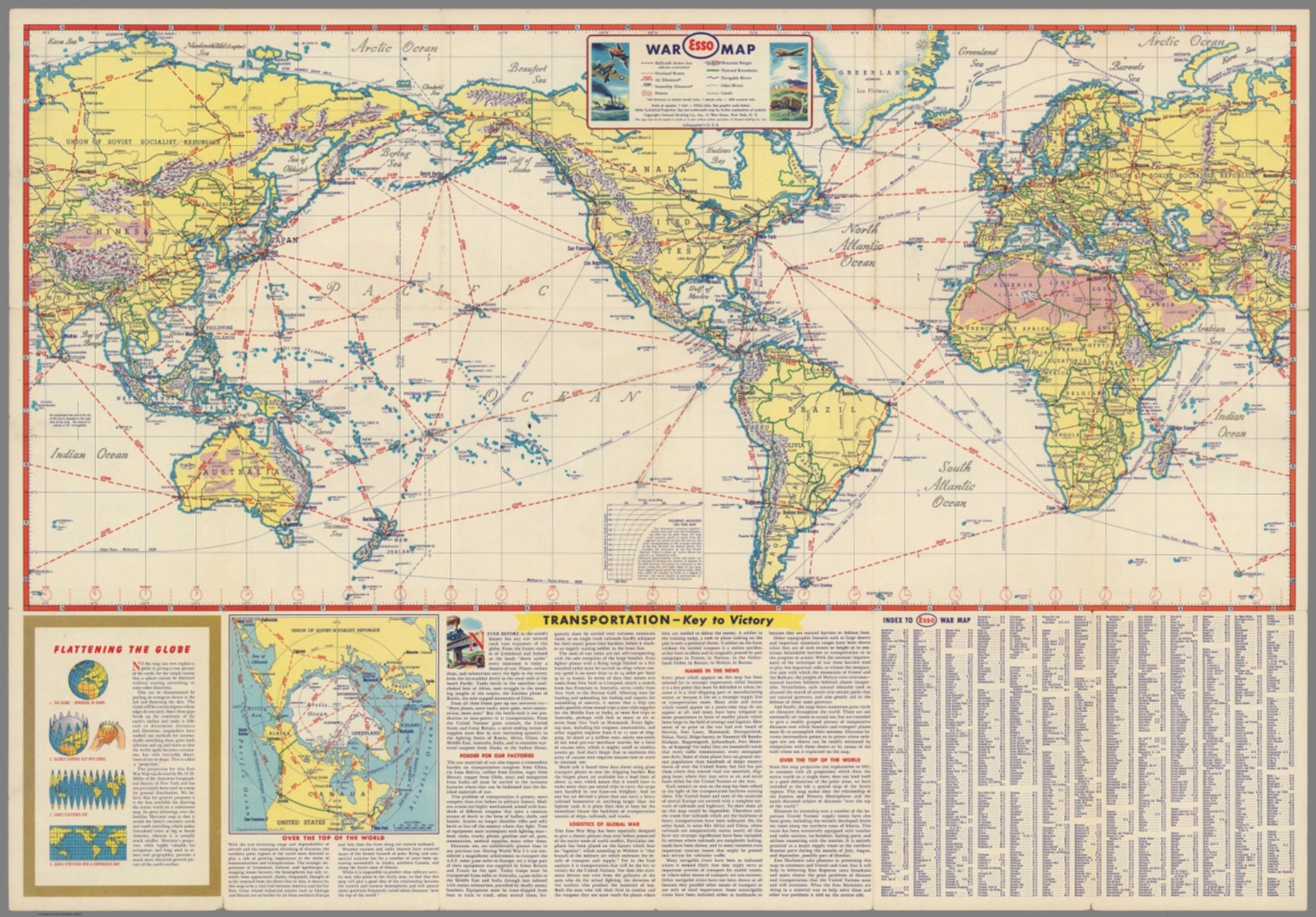 Esso war map - David Rumsey Historical Map Collection