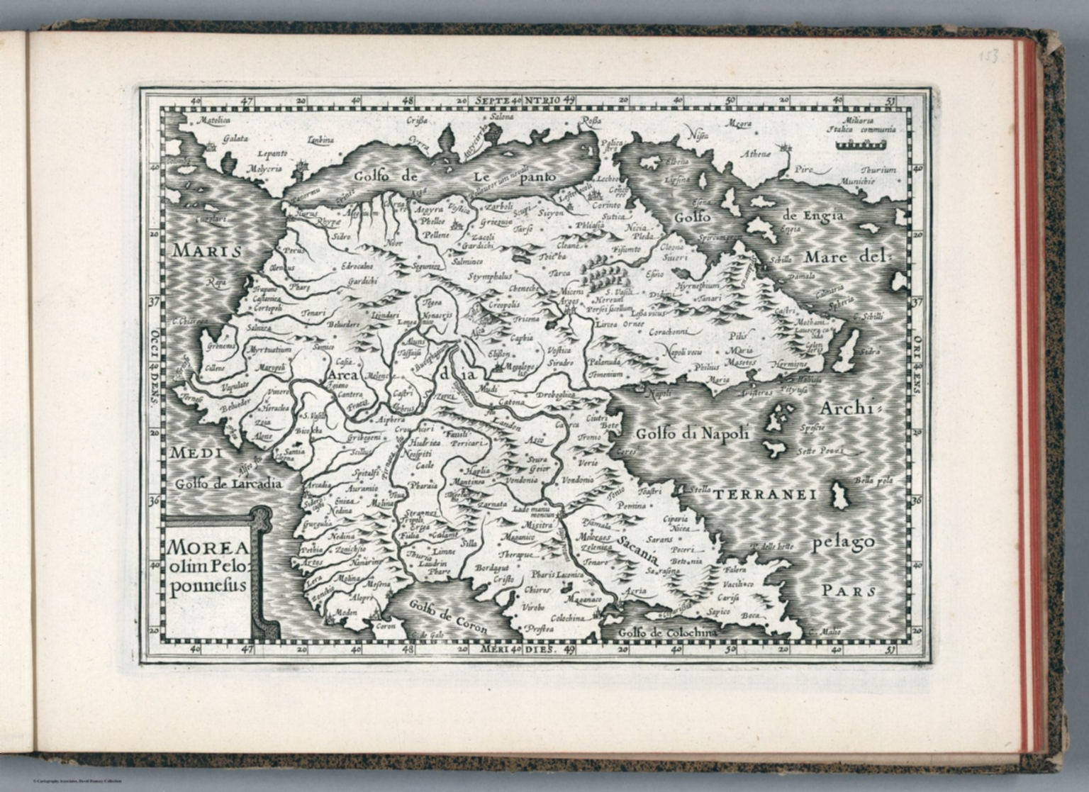Morea olim Peloponnesus - David Rumsey Historical Map Collection