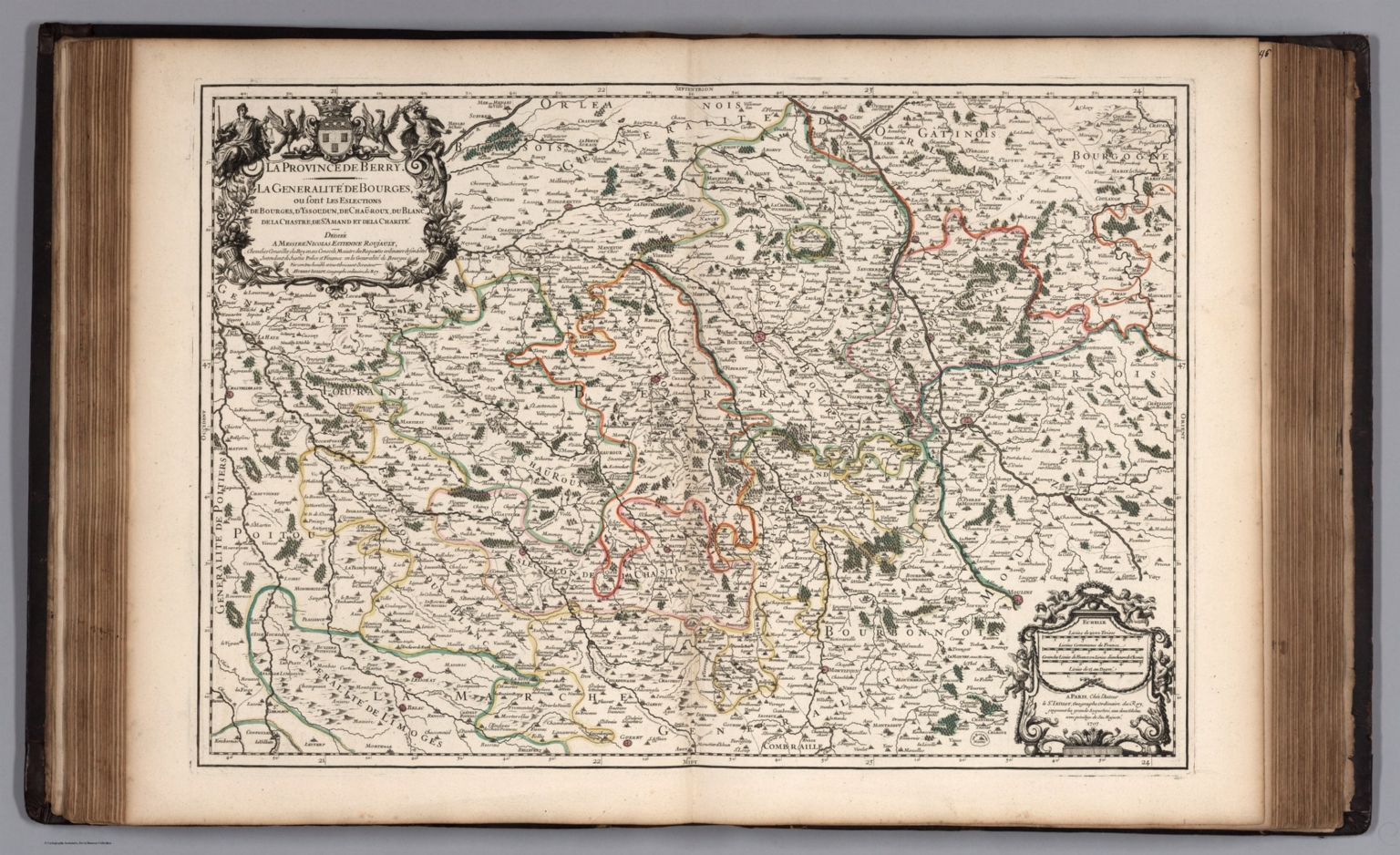 La Province de Berry. La Generalite de Bourges. - David Rumsey ...