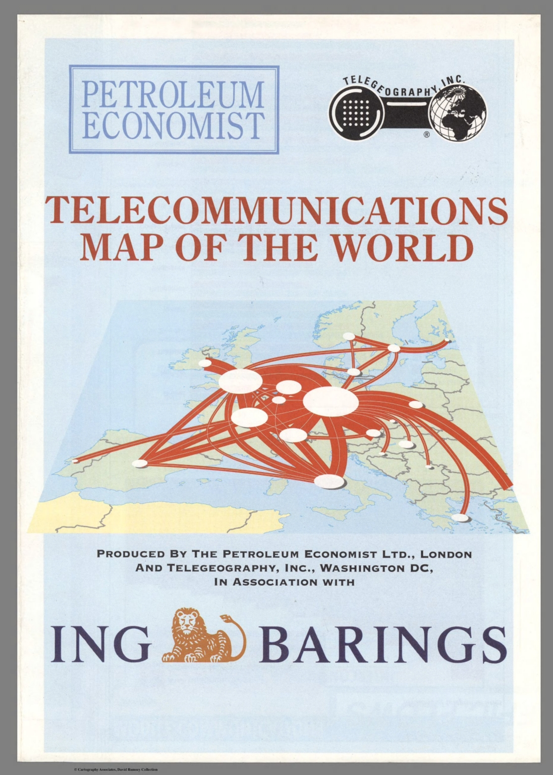Covers: Telecommunications map of the world - David Rumsey Historical ...