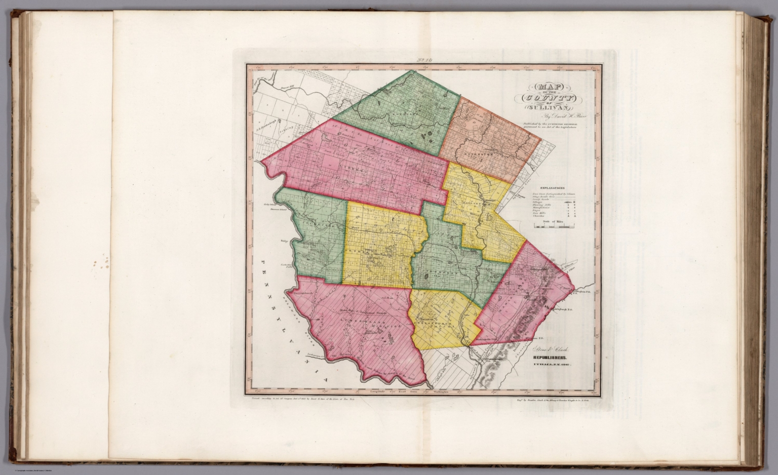 Map of the County of Sullivan (New York). - David Rumsey Historical Map ...