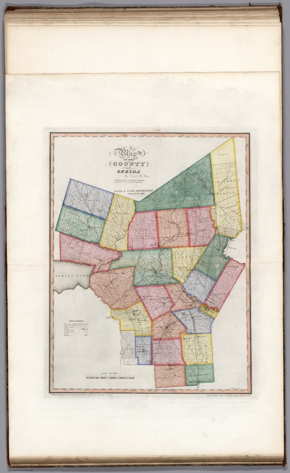 Map of the County of Oneida (New York). - David Rumsey Historical Map ...