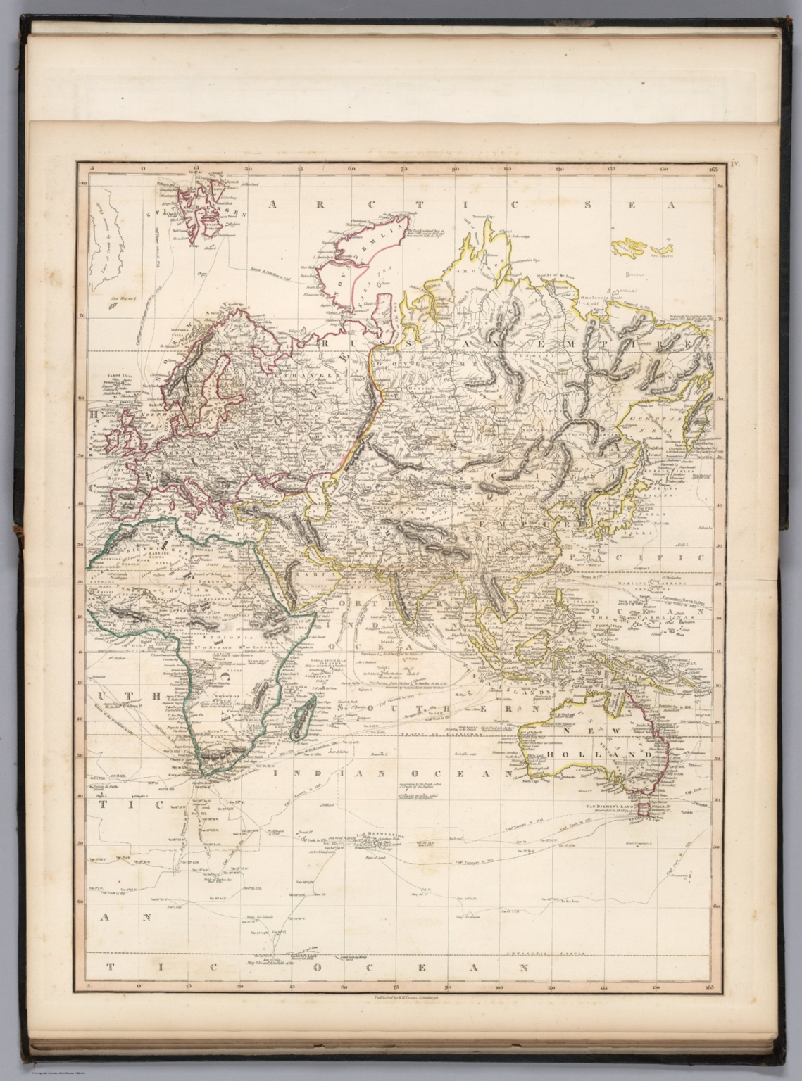Chart of the World on Mercator's projection - David Rumsey Historical ...