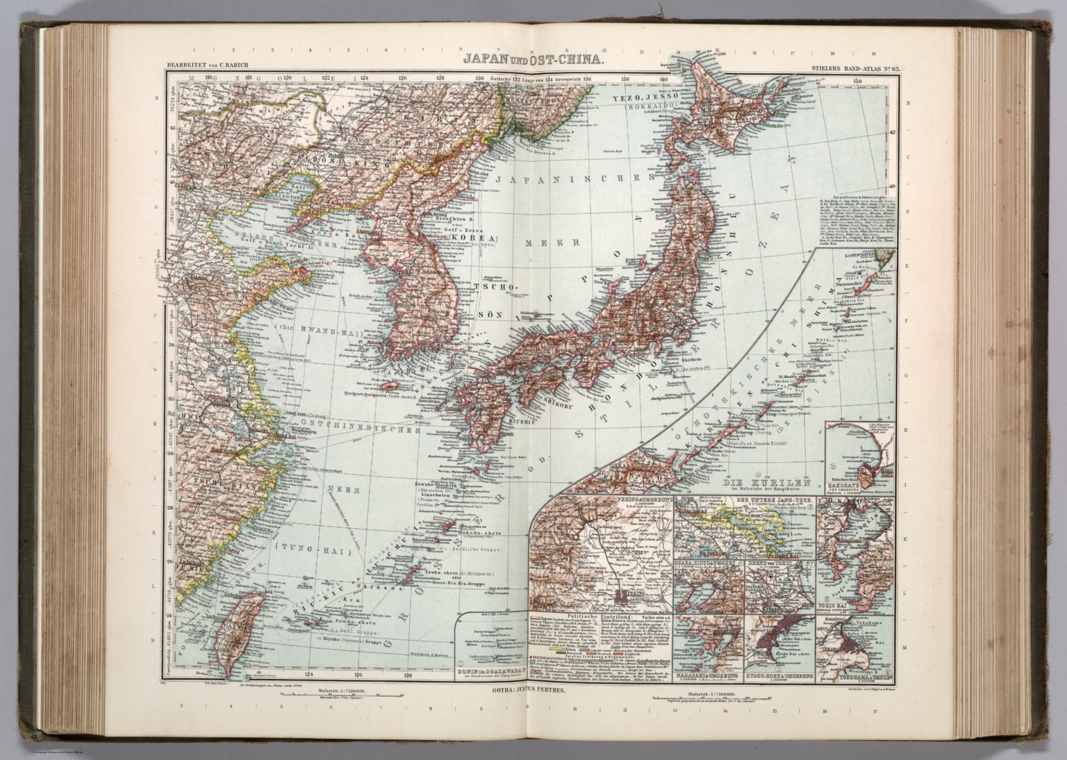 Nr. 65. Japan, Korea und Ost-China. ... C. Barich. - David Rumsey ...