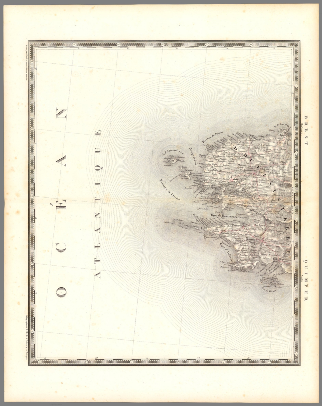 Brest, Quimper - David Rumsey Historical Map Collection
