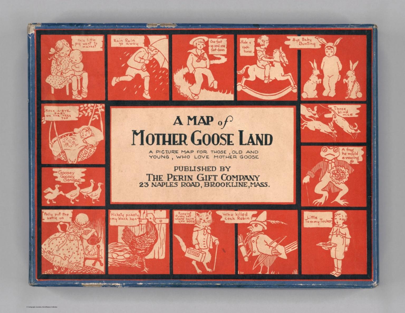 Covers: A Map of Mother Goose Land. - David Rumsey Historical Map ...