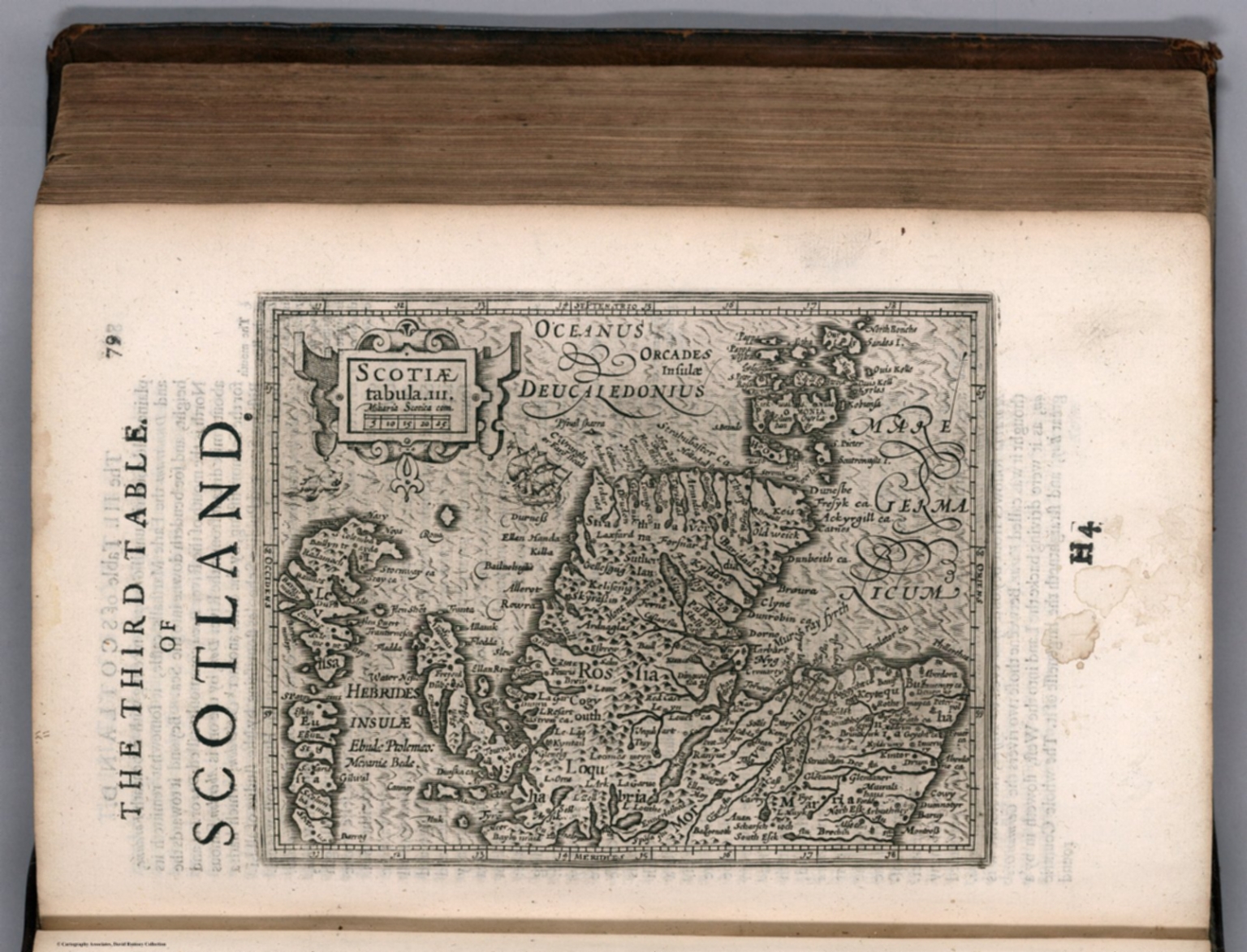 The third table of Scotland. Scotiae tabula III - David Rumsey ...