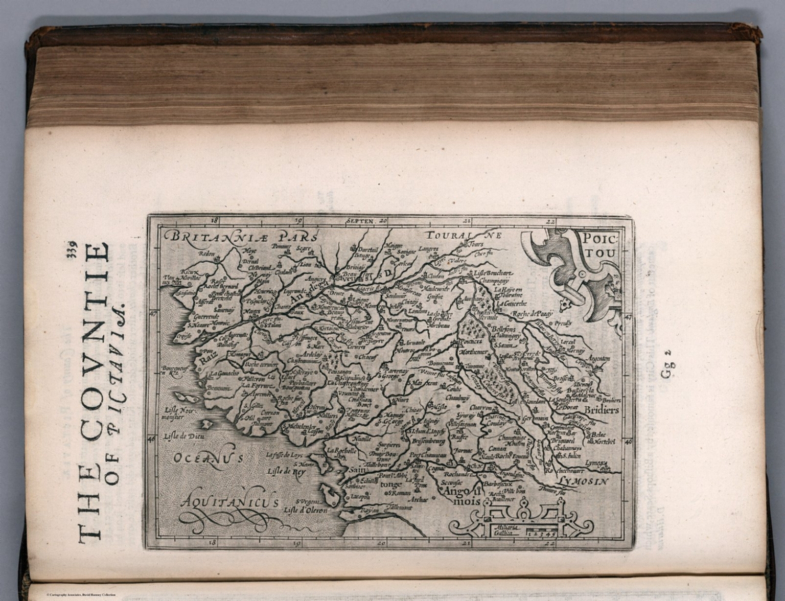 The County of Pictavia. Poictou - David Rumsey Historical Map Collection