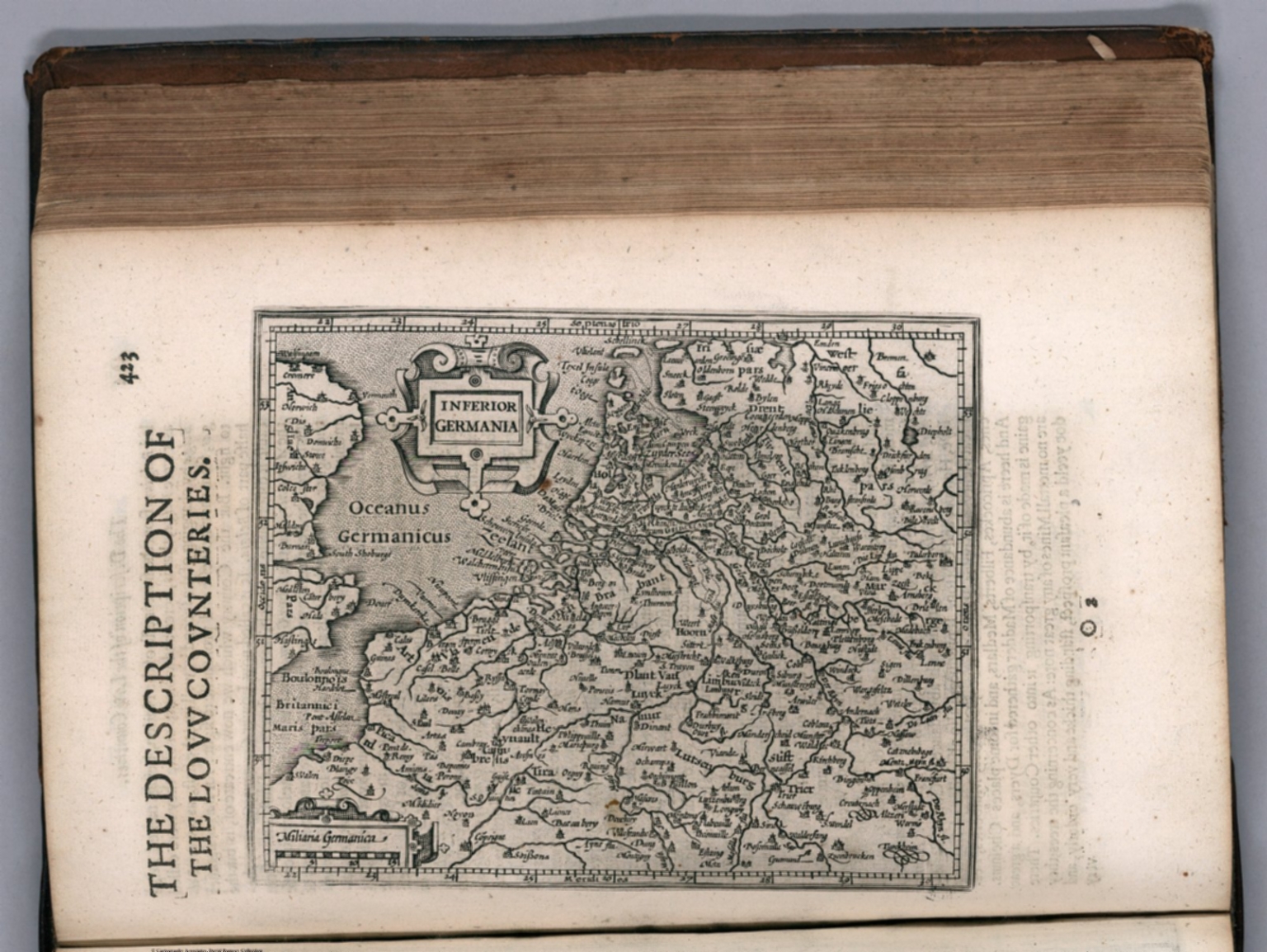 The description of the Low Countries. Inferior Germania - David Rumsey ...