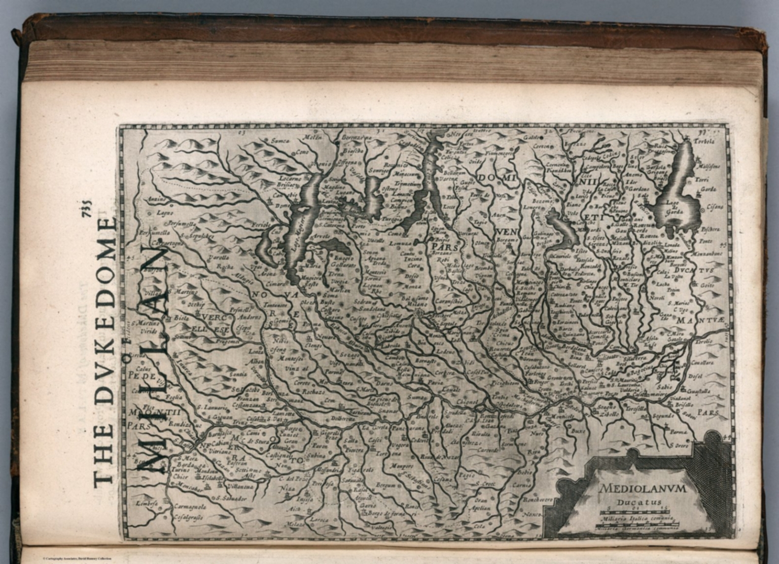 The Dukedome of Millan. Mediolanum Ducatus - David Rumsey Historical ...