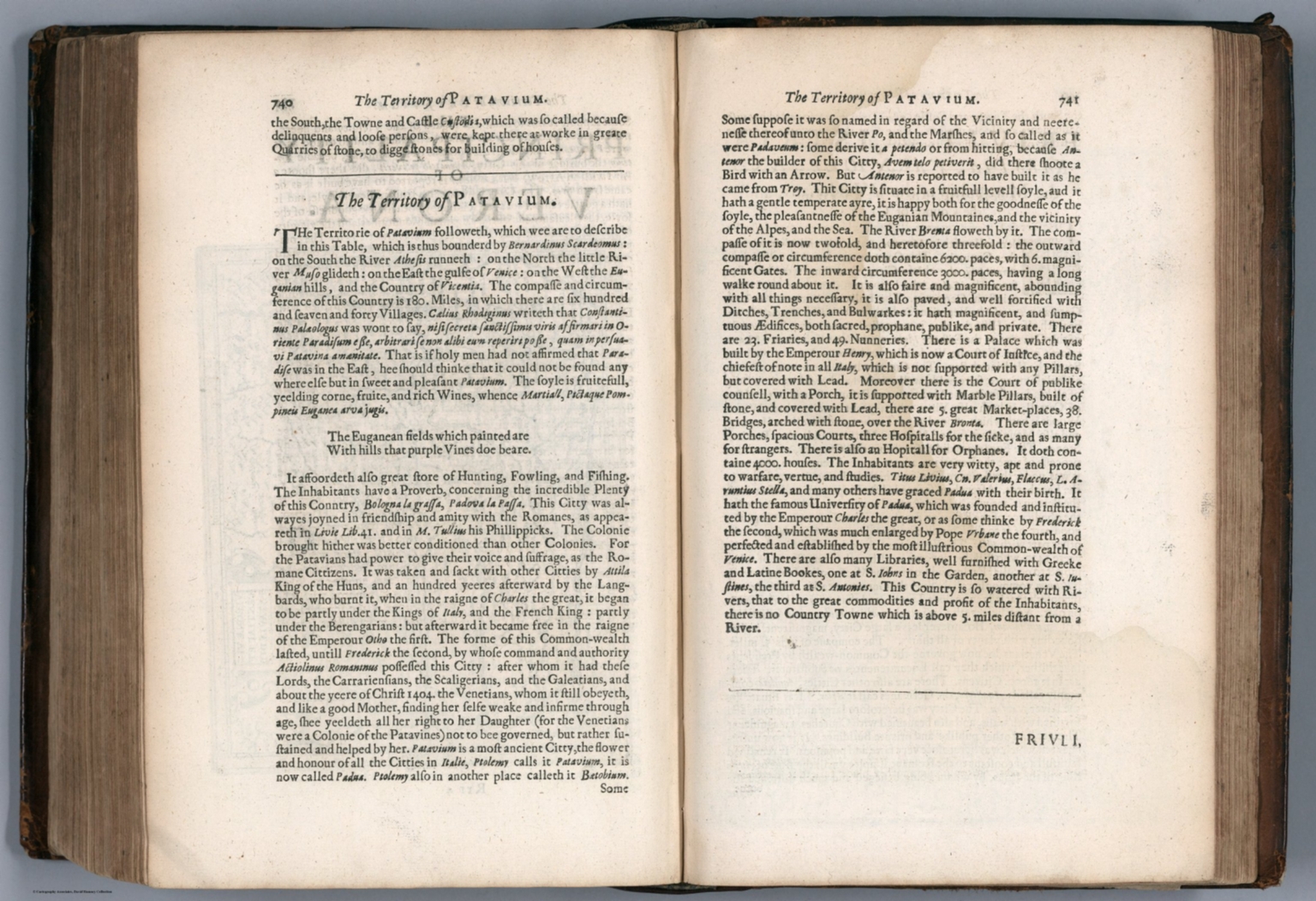 Text Page: (Continues) The Principalities of Patavium - David Rumsey ...