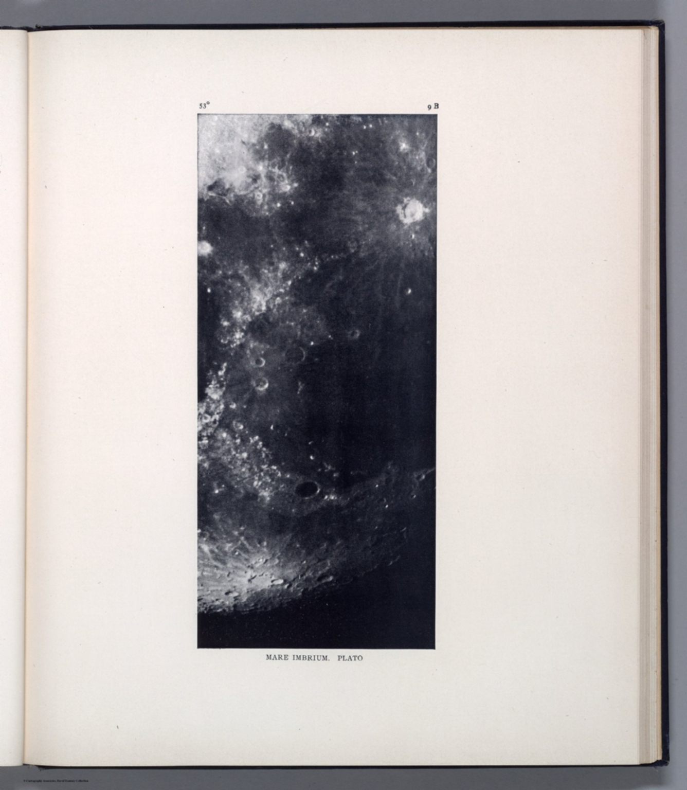 9 B: Mare Imbrium. Plato. 53 (degree) - David Rumsey Historical Map ...