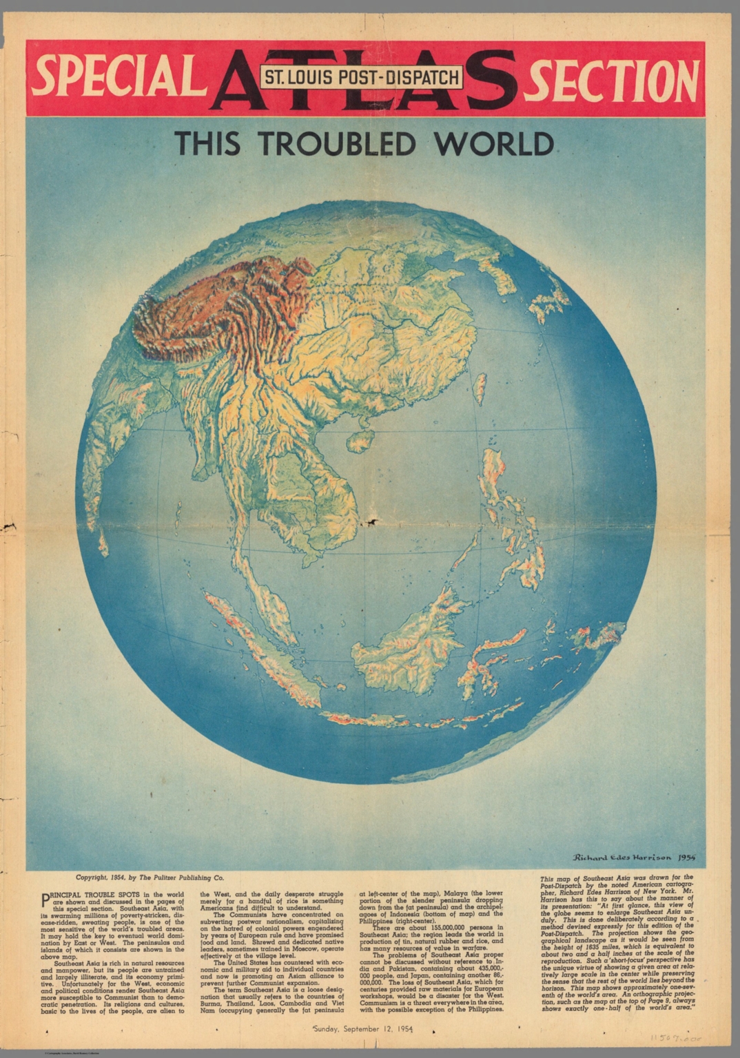 This Troubled world. - David Rumsey Historical Map Collection