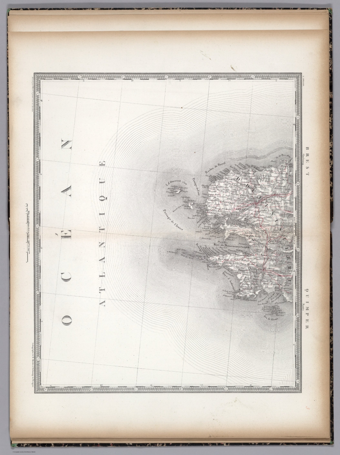 Brest; Quimper - David Rumsey Historical Map Collection