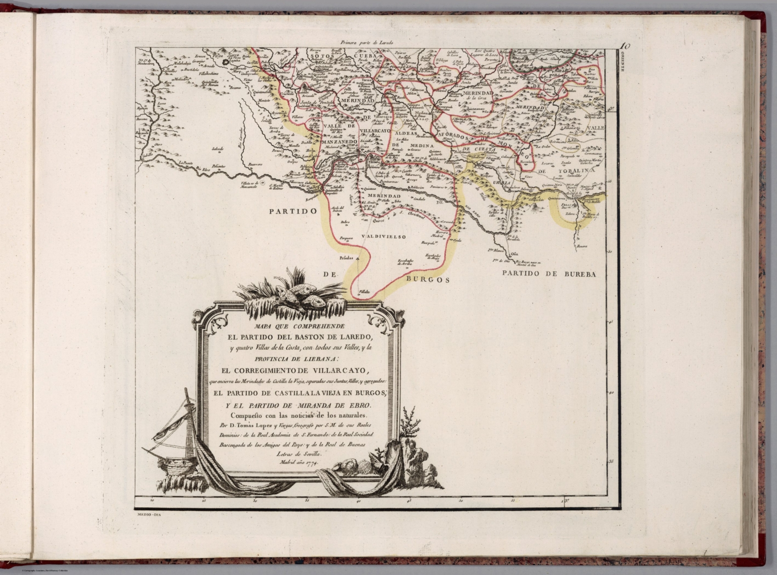 10. Mapa que comprehende el Partido del Baston de Laredo - David Rumsey ...