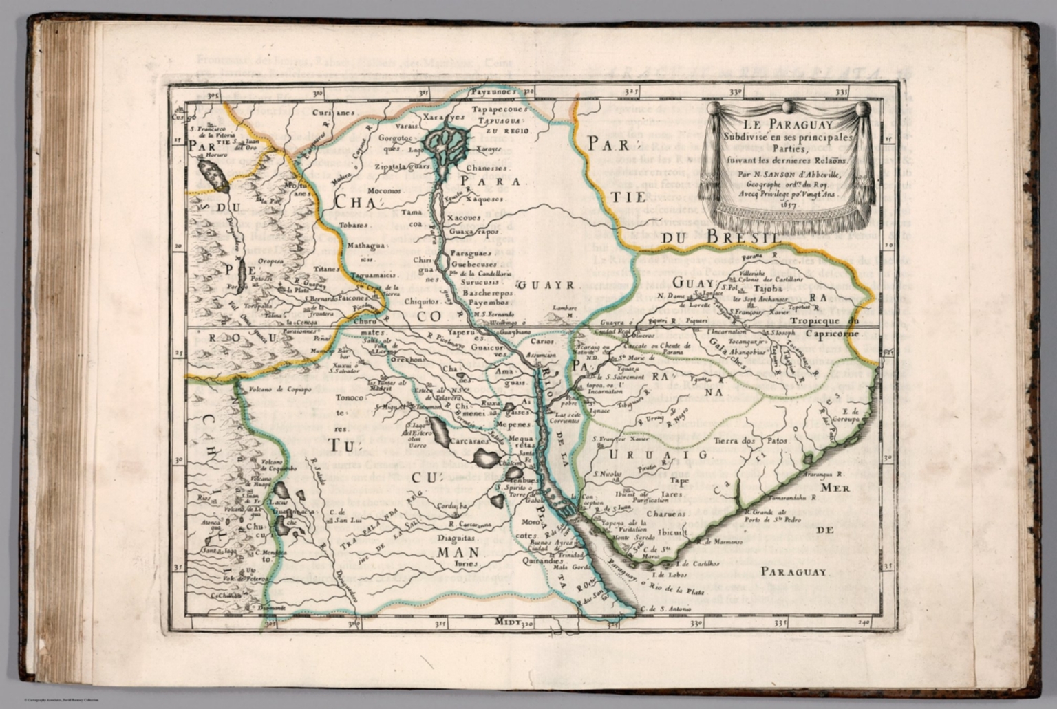 Le Paraguay - David Rumsey Historical Map Collection