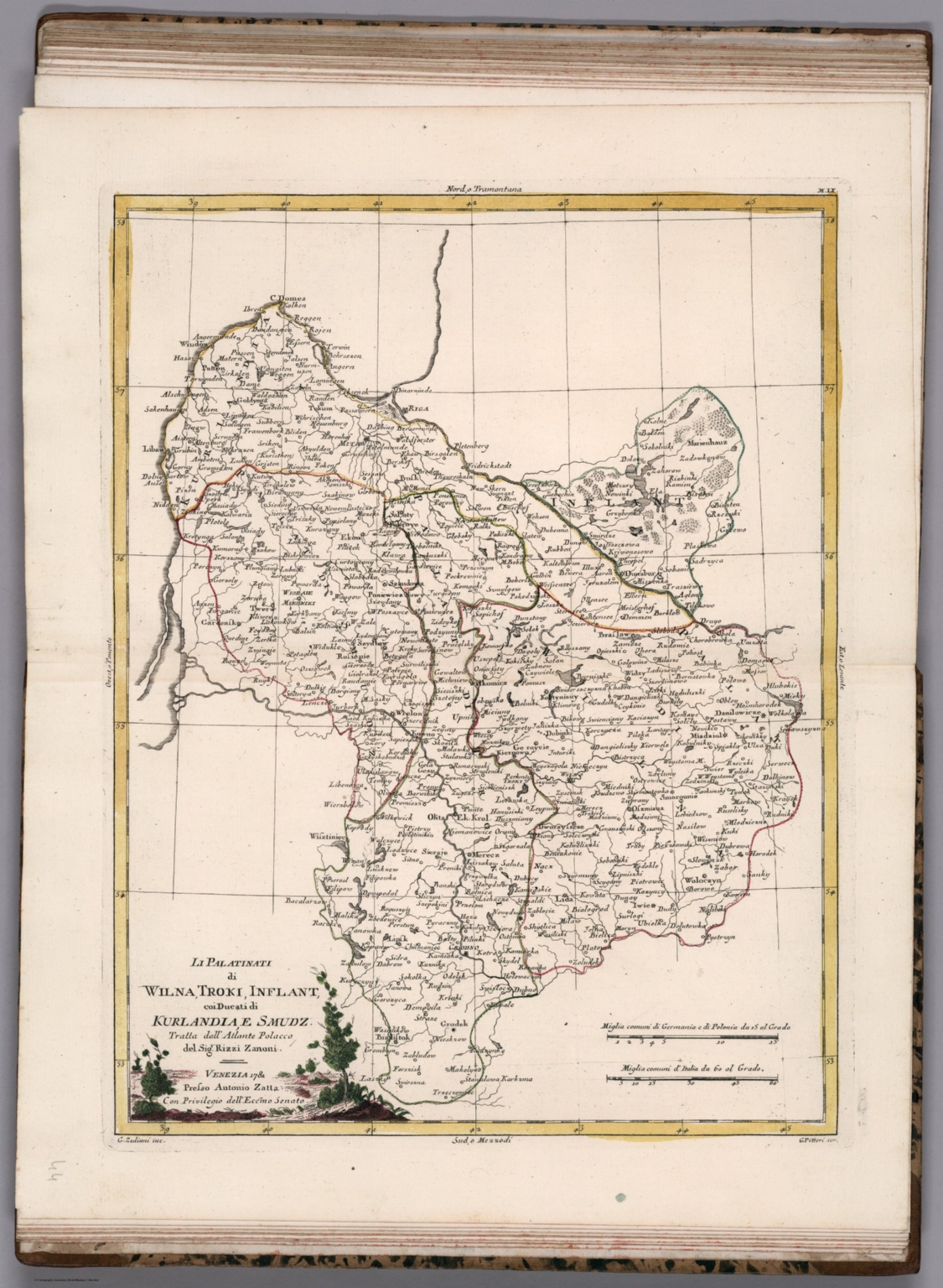 Li Palatinati di Wilna, Troki, Inflant, coi Ducati di Kurlandia e Smudz ...