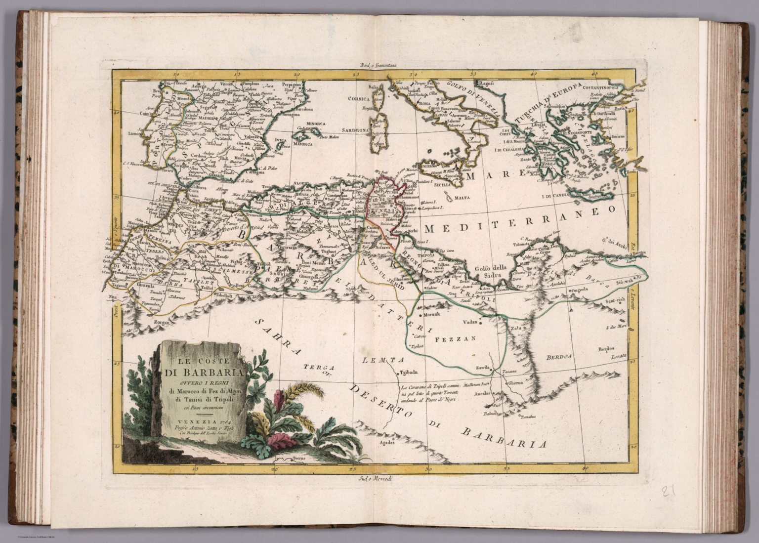 Le coste di Barbaria - David Rumsey Historical Map Collection
